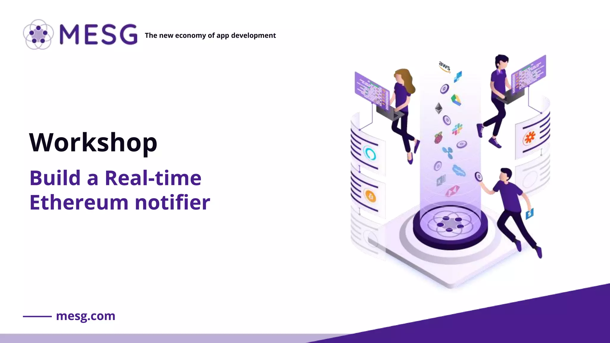 MESG Workshop - Real-time Ethereum notifier | PPT