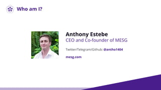 MESG Workshop - Real-time Ethereum notifier | PPT