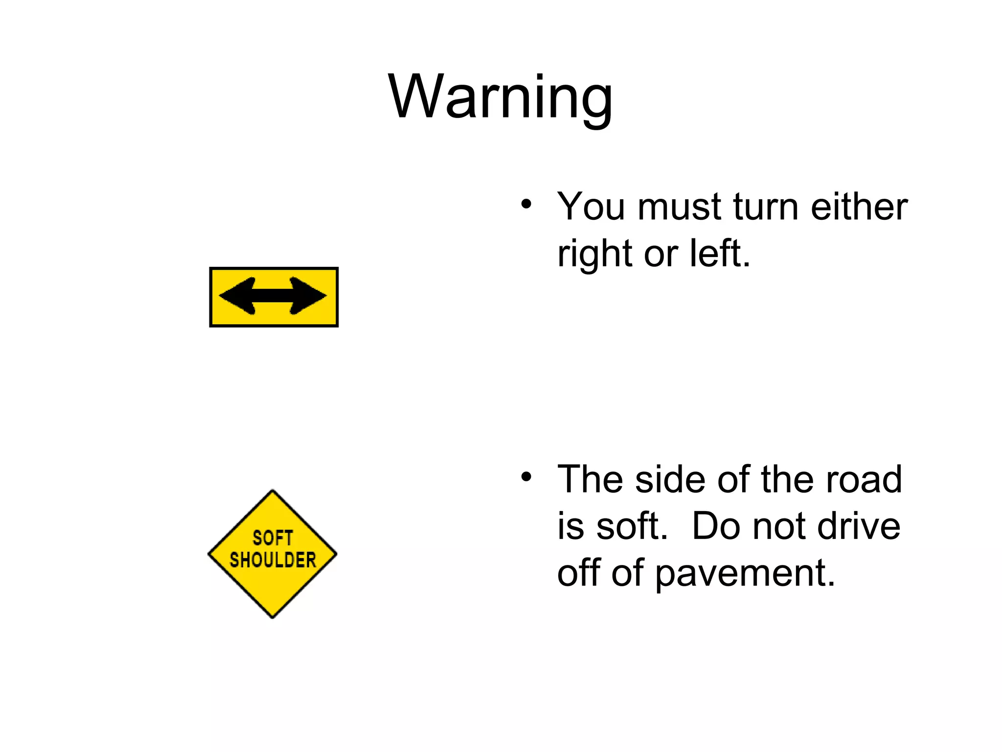 Signs, Signals, and Road Markings | PPT