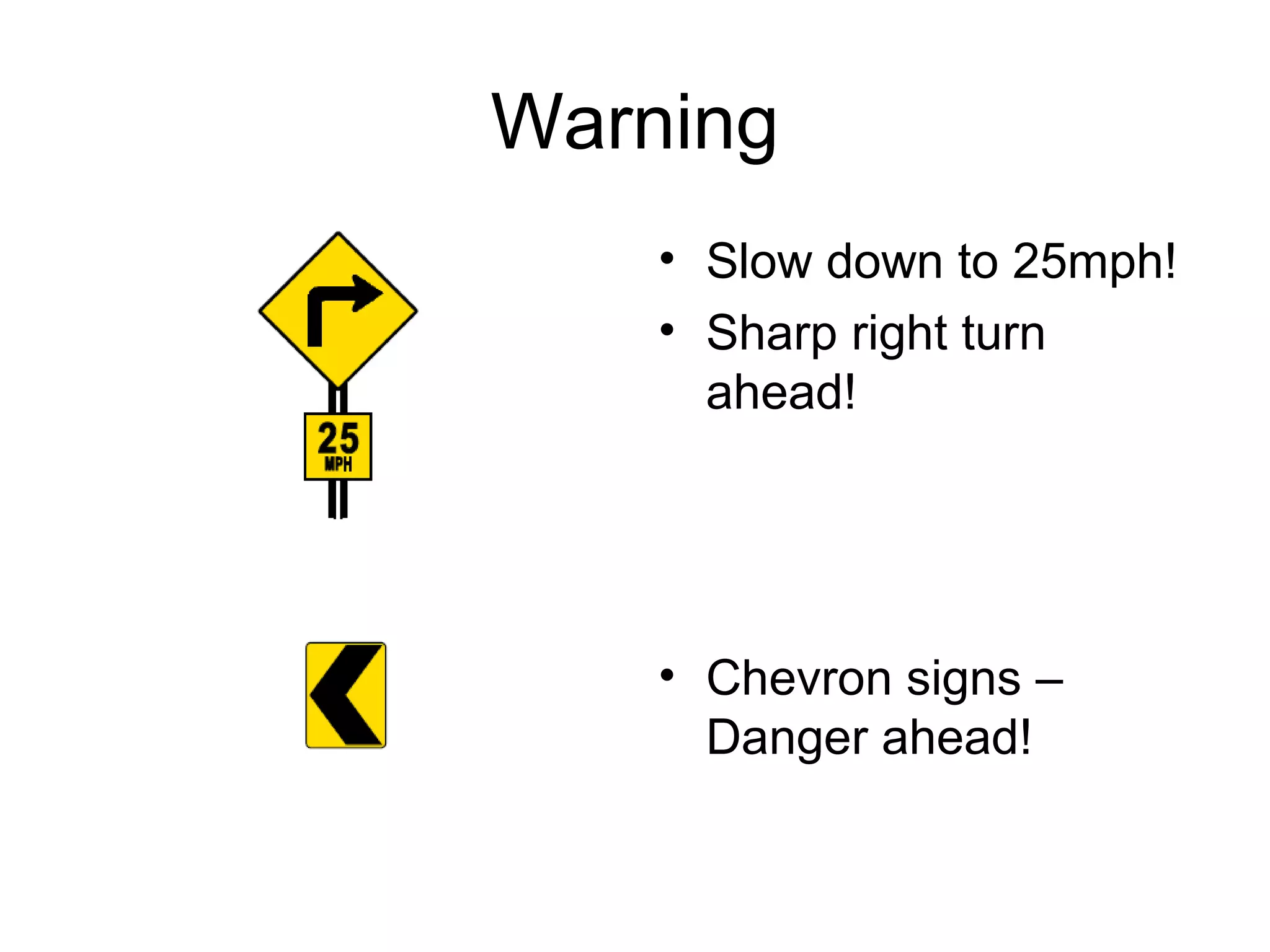 Signs, Signals, and Road Markings | PPT