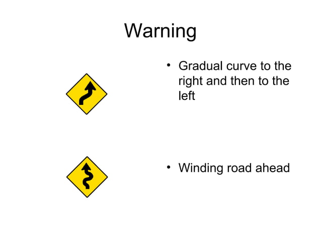 Signs, Signals, and Road Markings | PPT | Auto Safety | Automotive