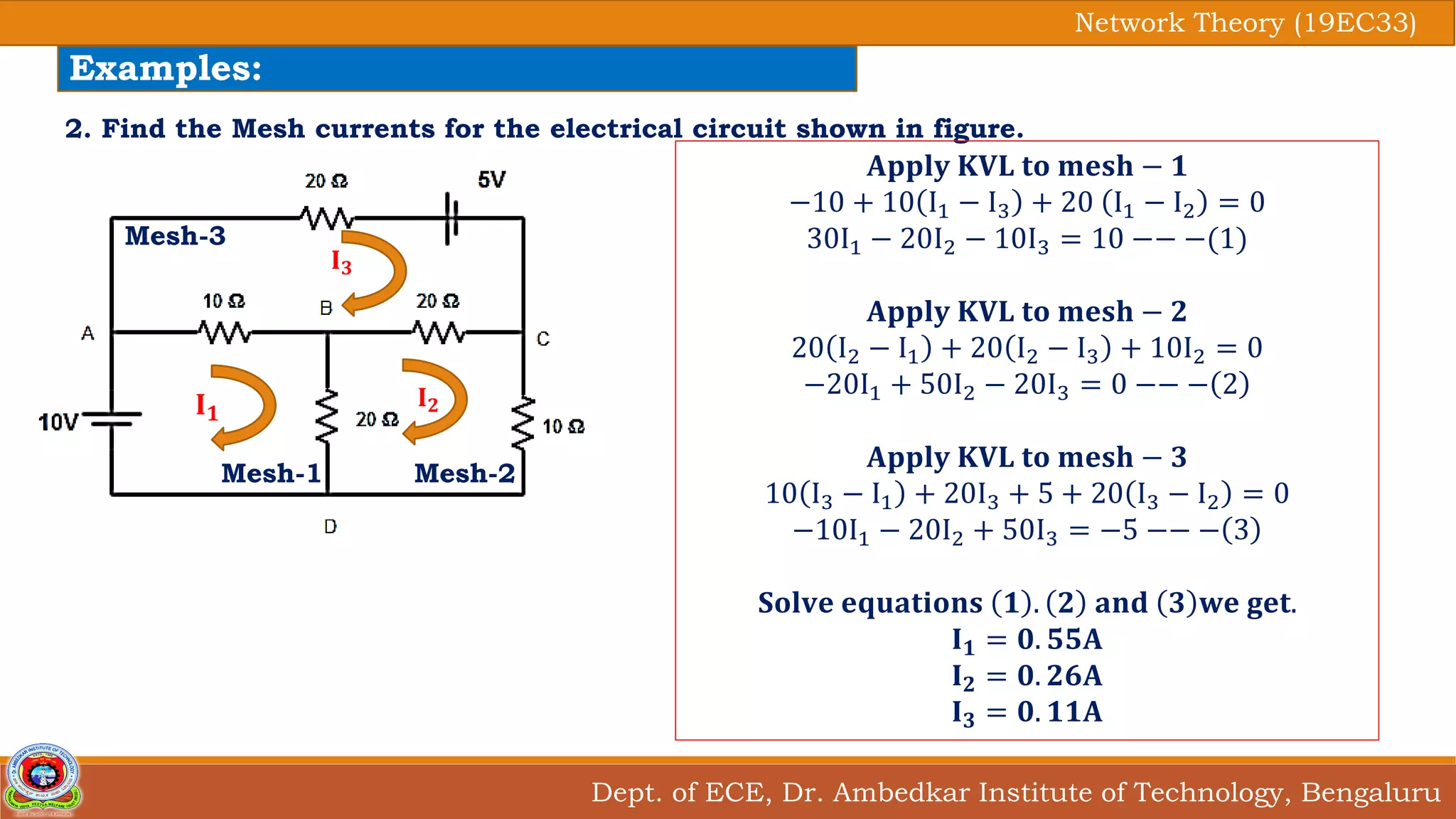 Mesh analysis | PDF