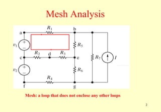 Mesh analysis | PPT