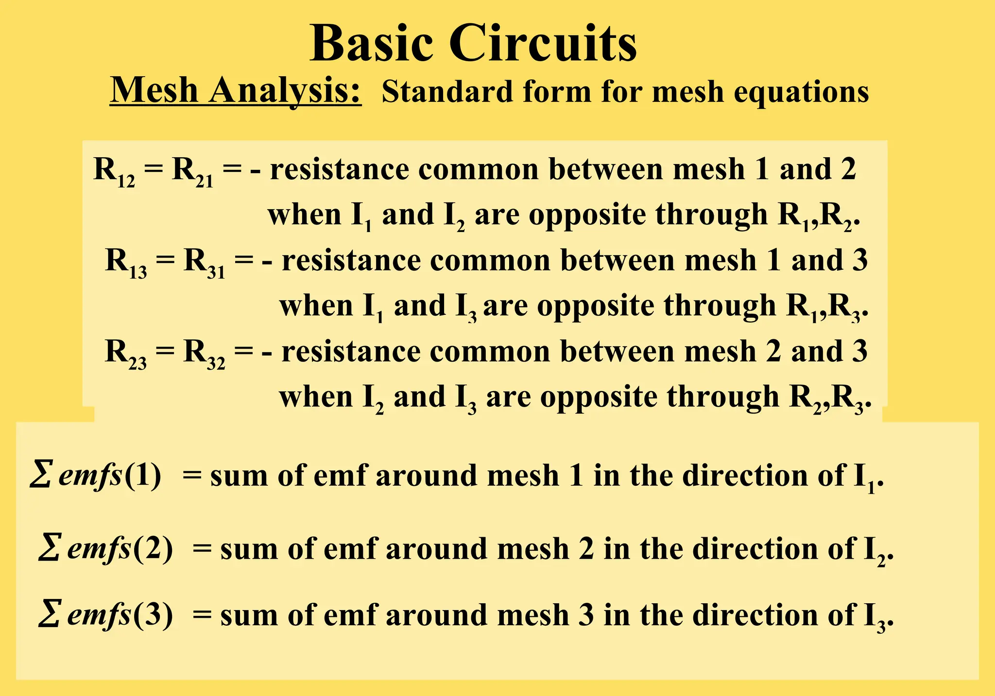 UNIT-1-BASSIC ELECTRIC CIRCUITS AND DEVICES Mesh Analysis.ppt