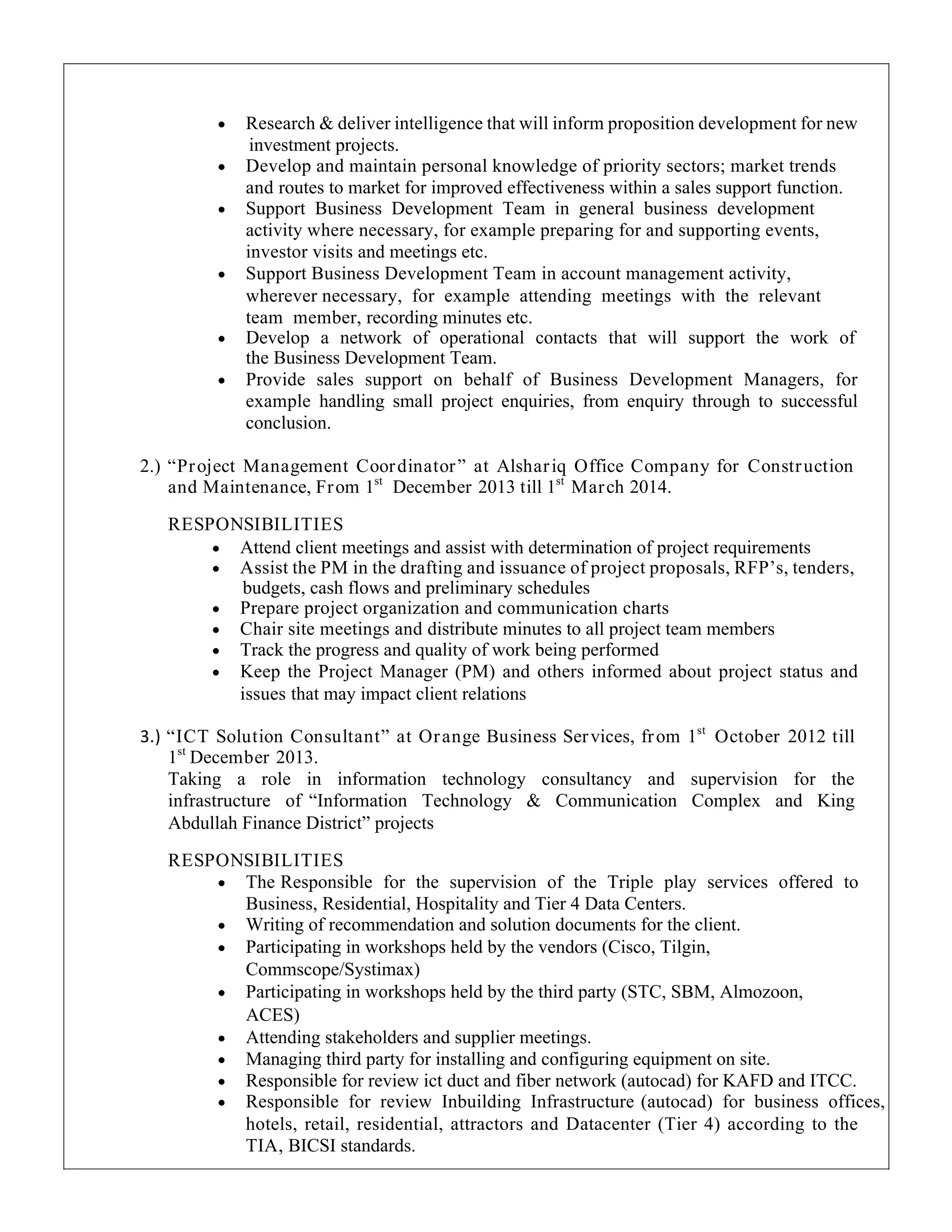 Meshari resume | PDF