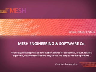 Mesh Company Presentation | PDF