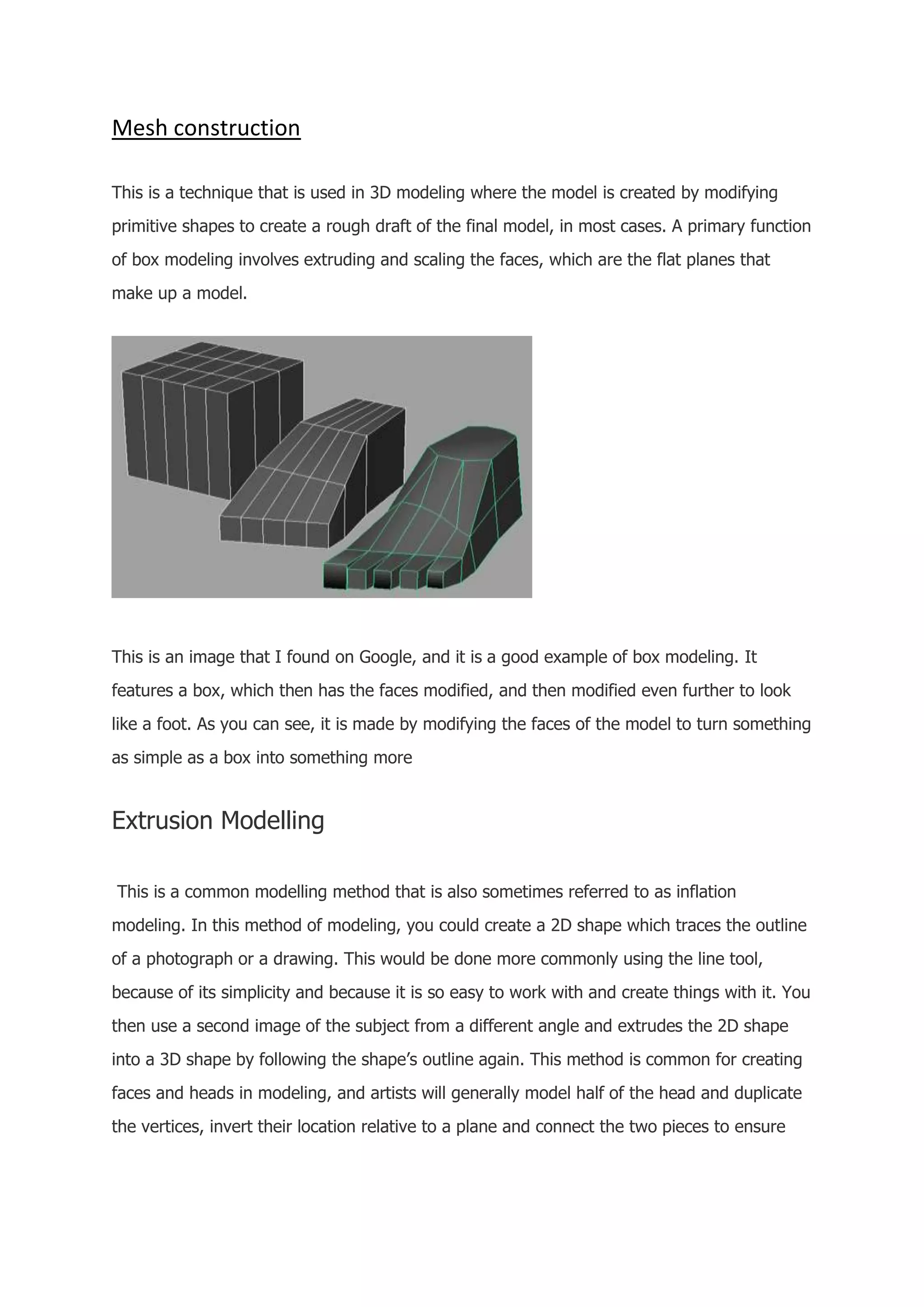 Mesh construction | DOCX