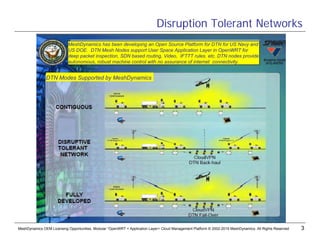 MeshDynamics Disruption Tolerant Networks | PPT