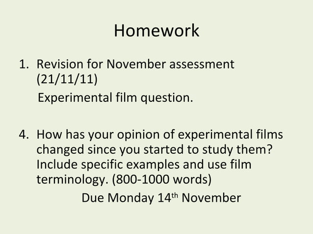 Meshes of the Afternoon | PPT