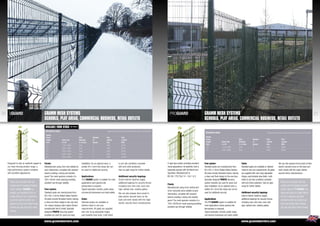 Mesh Fencing, Railing and Security Fencing - GrammBarriers | PDF