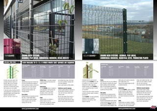 Mesh Fencing, Railing and Security Fencing - GrammBarriers | PDF