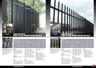 Mesh Fencing, Railing and Security Fencing - GrammBarriers | PDF