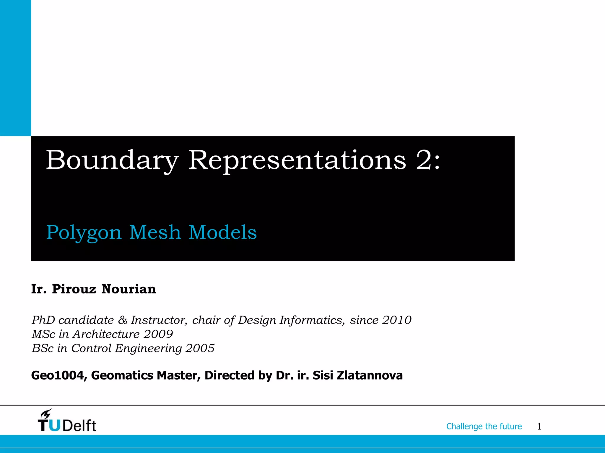 Polygon Mesh Representation | PDF