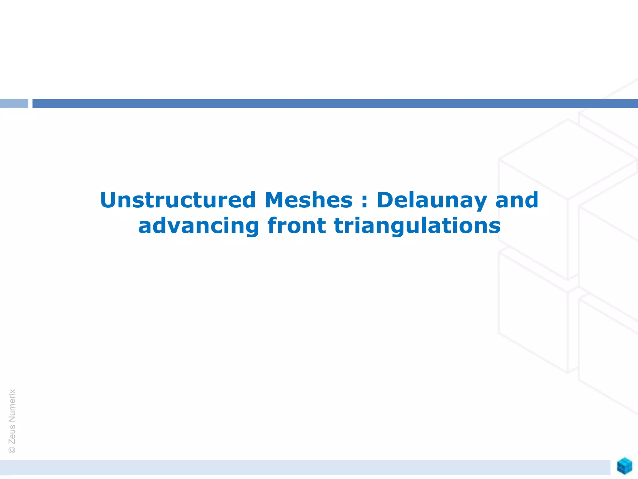 Mesh generation in CFD | PPTX