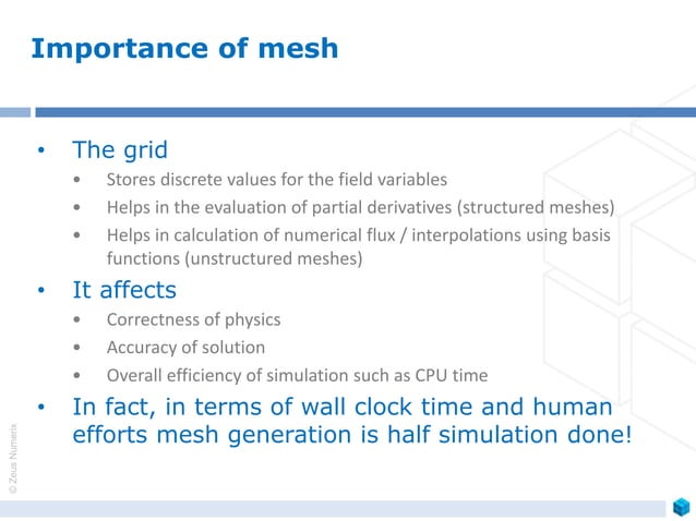 Mesh generation in CFD | PPTX
