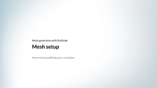 Mesh Generation with SimScale | PDF