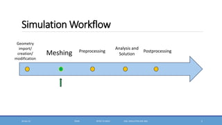 Comprehensive Guide to Mesh Analysis in Engineering Simulation | PDF