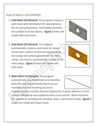 Meshing in FEA - Why Do We Carry Out Meshing? | PDF | Physics | Science