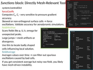 Mesh Quality Convergence OpenFOAM Details | PPTX