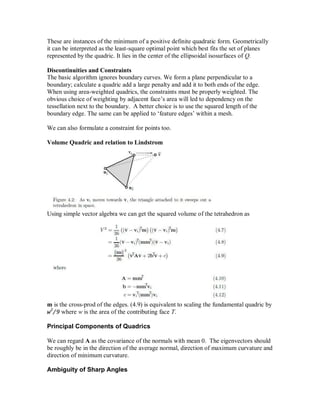 Mesh simplification notes | PDF