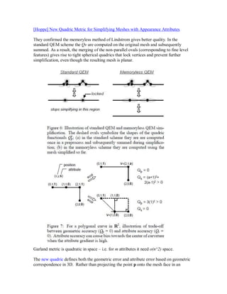 Mesh simplification notes | PDF