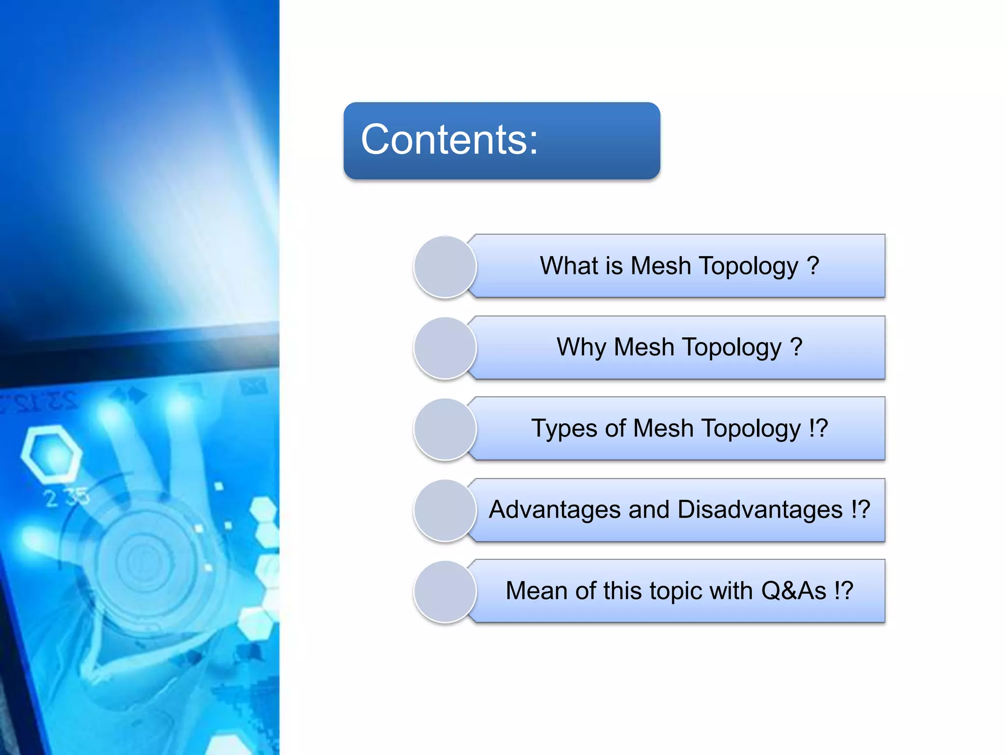 Mesh Topology Pptx Computer Networking Computing