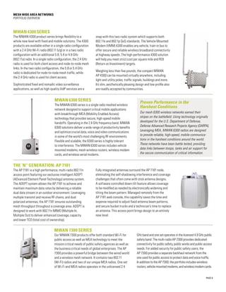 Mesh wide area_networks_overview_brochure | PDF