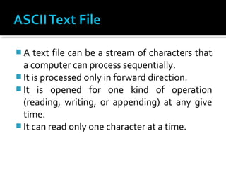 Mesics lecture files in 'c' | PPT