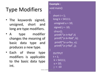 Mesics lecture 3 c – constants and variables | PPT