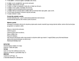 Mesim plotësues dhe shtues kl.III 201718 | DOCX