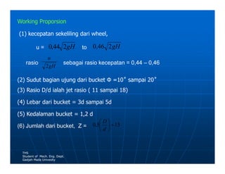 Mesin mesin-fluida-turbin-air | PDF