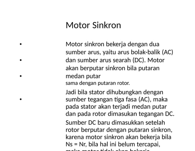 Mesin-Mesin listrik pada mesin generator | PPT
