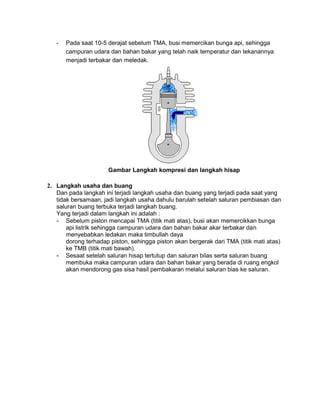 Mesin 4 langkah & 2 langkah | PDF