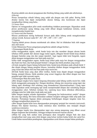 salaluddin Mesin bor | DOCX