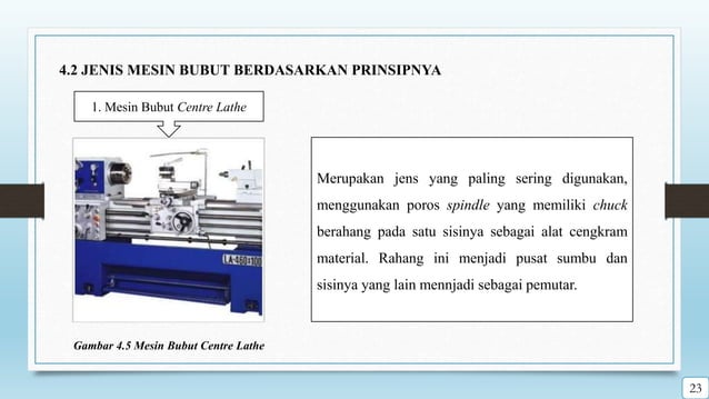 Presentasi Mesin Bubut | PPTX