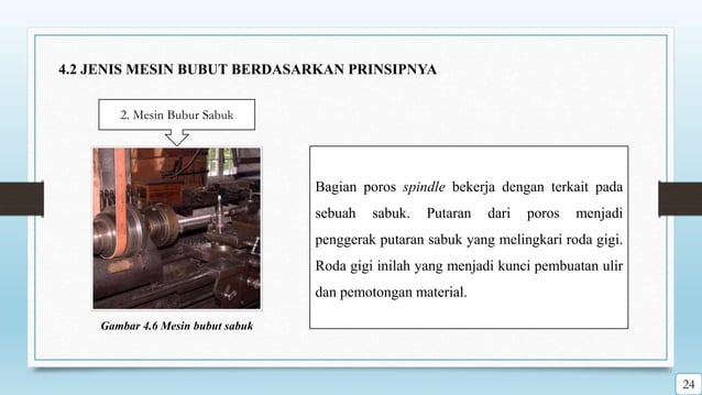Presentasi Mesin Bubut | PPTX
