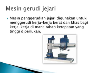 Mesin gerudi | PPTX