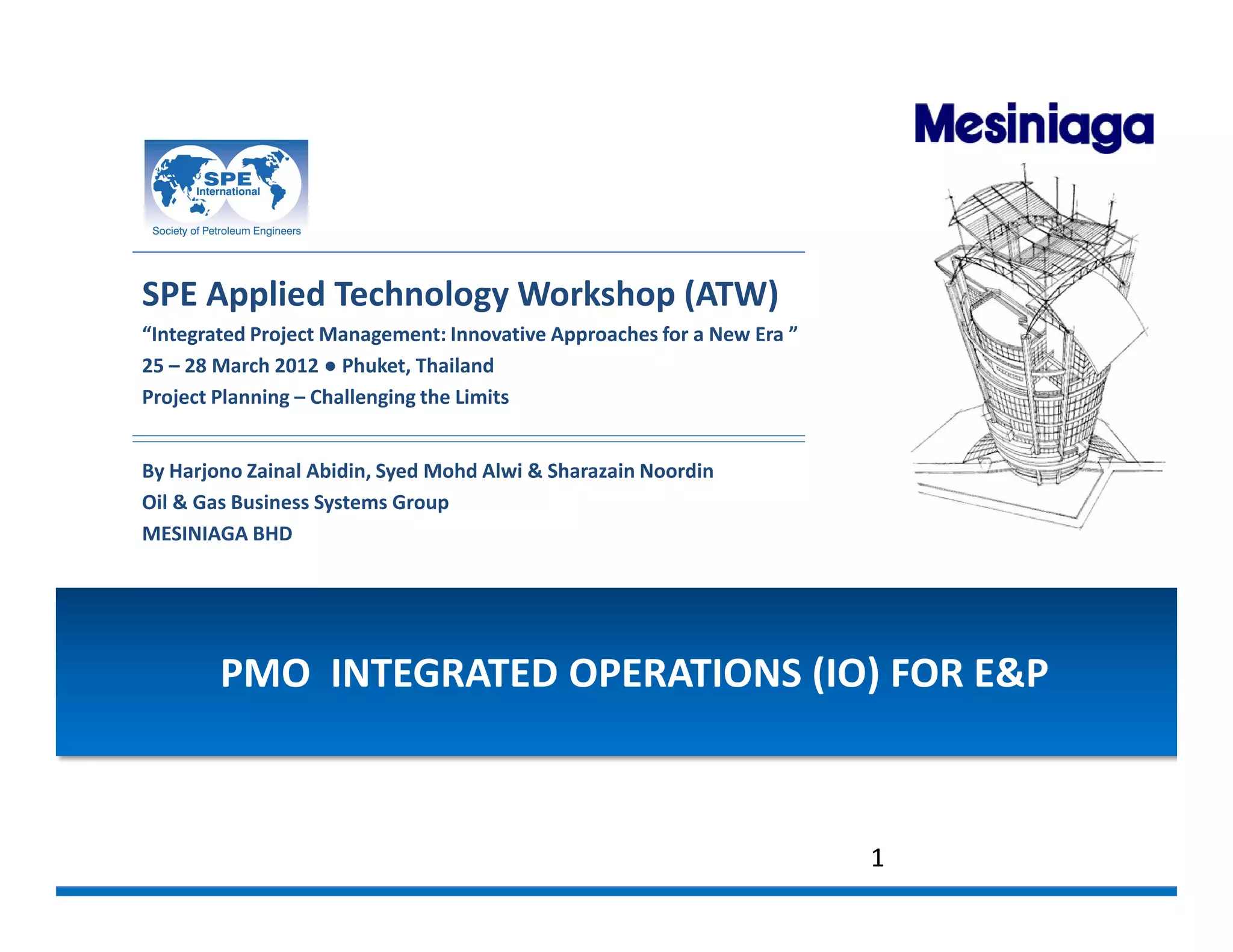 Integrated Operations io-PMO | PDF | Business Utilities | Business