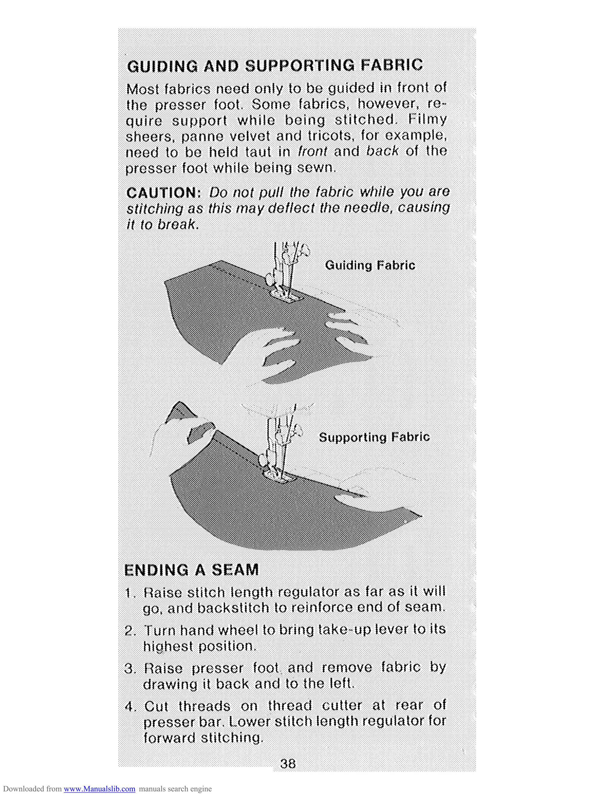 Mesin jahit singer 298 | PDF