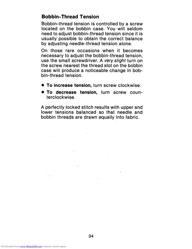 Mesin jahit singer 298 | PDF