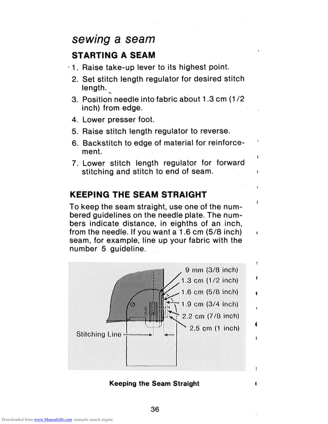 Mesin jahit singer 298 | PDF