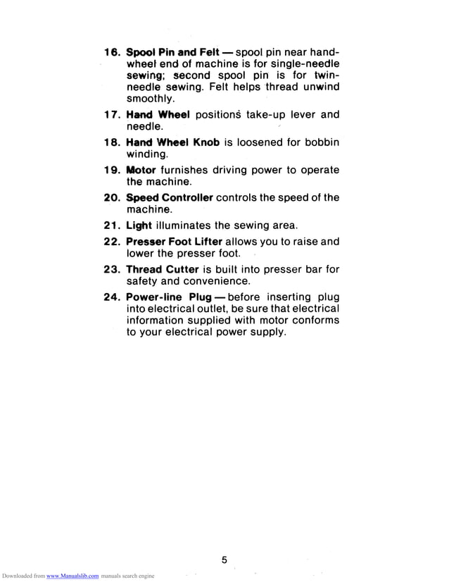 Mesin jahit singer 298 | PDF