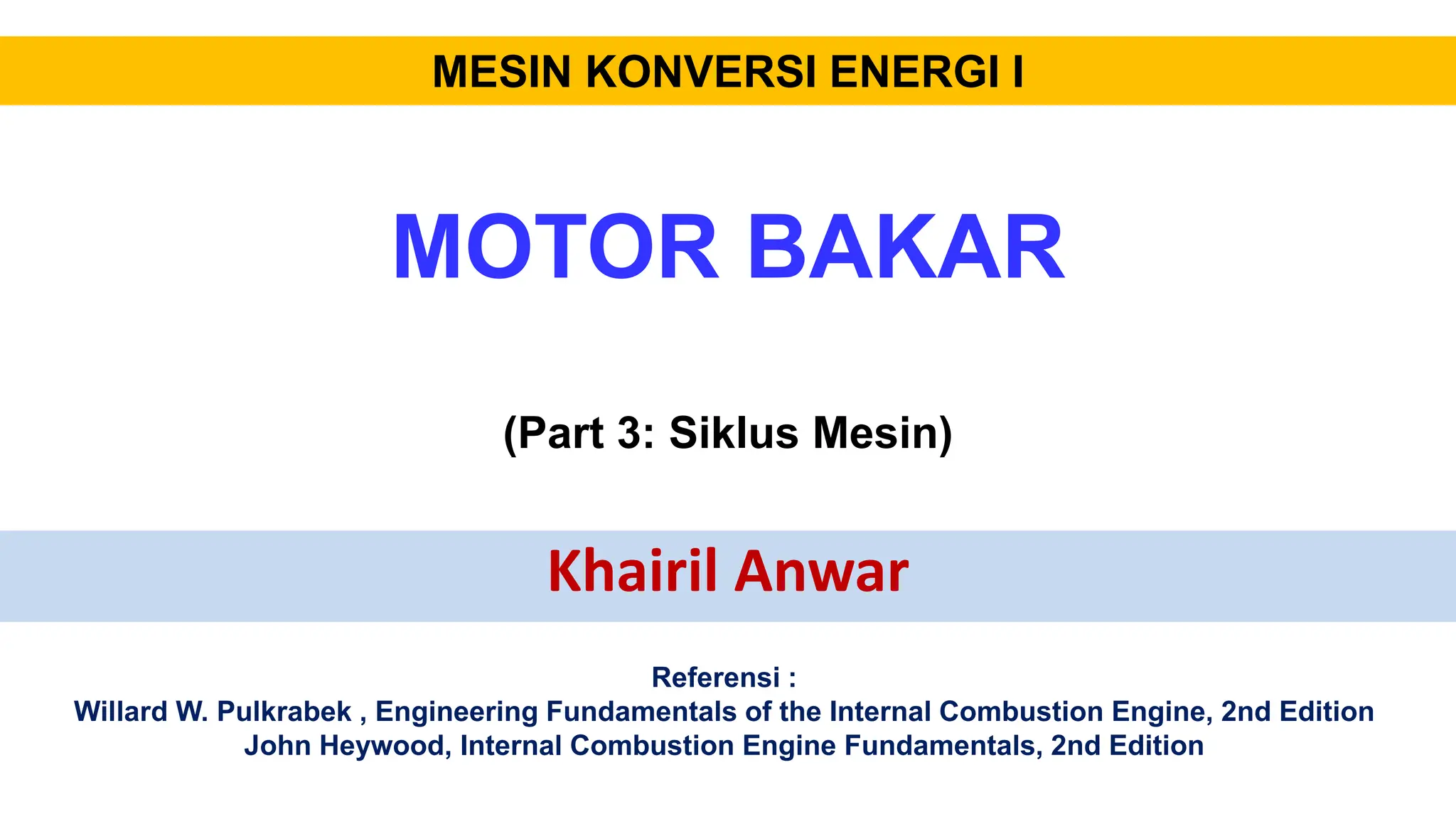 MESIN KONVERSI ENERGI I SIKLUS OTTO mesin | PDF