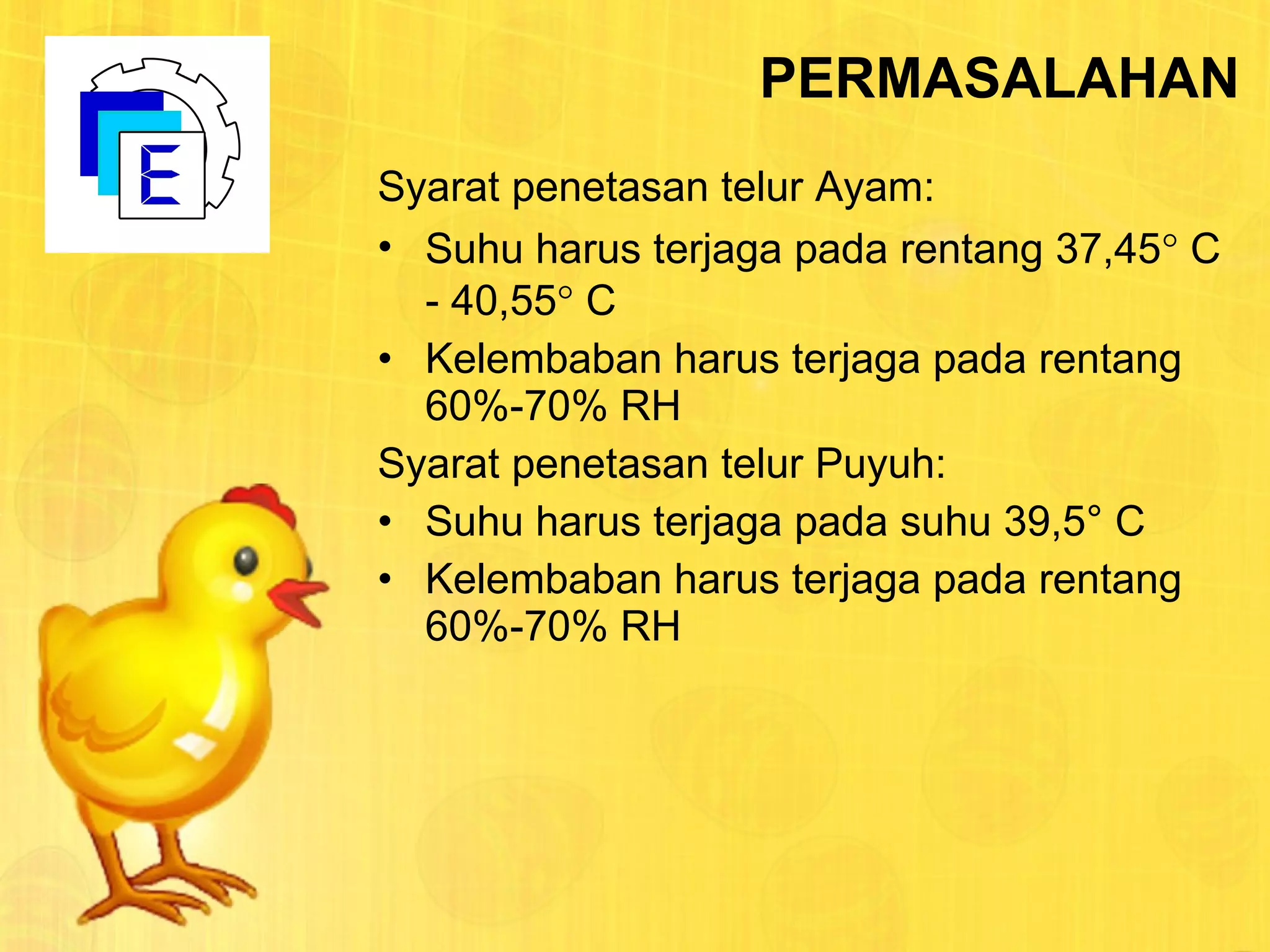 MESIN PENETAS TELUR OTOMATIS | PPT