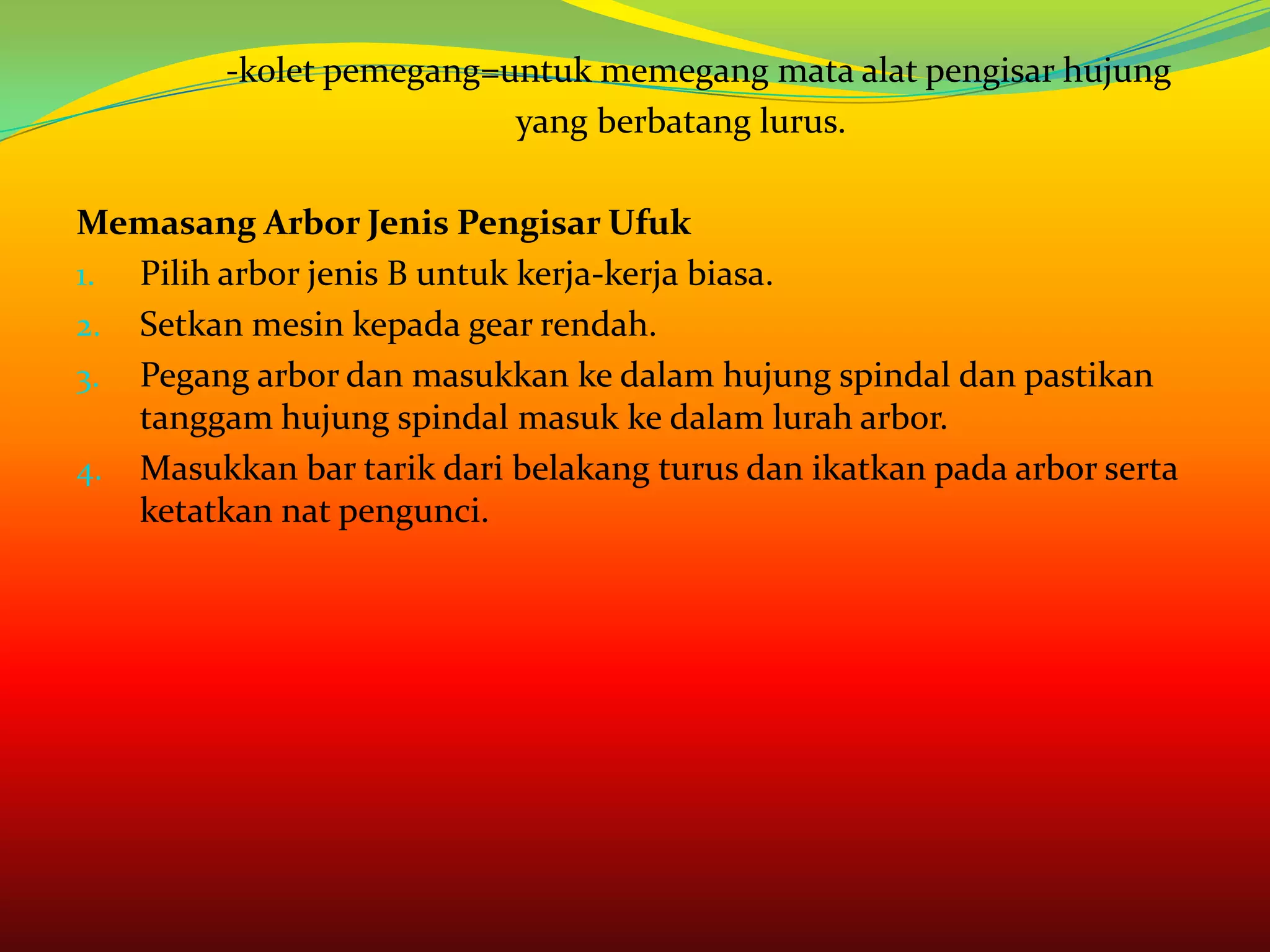 mesin pengisar | PPTX