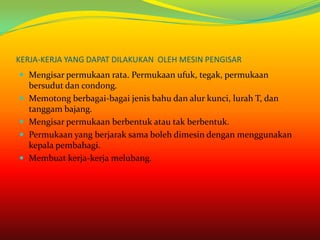 mesin pengisar | PPTX