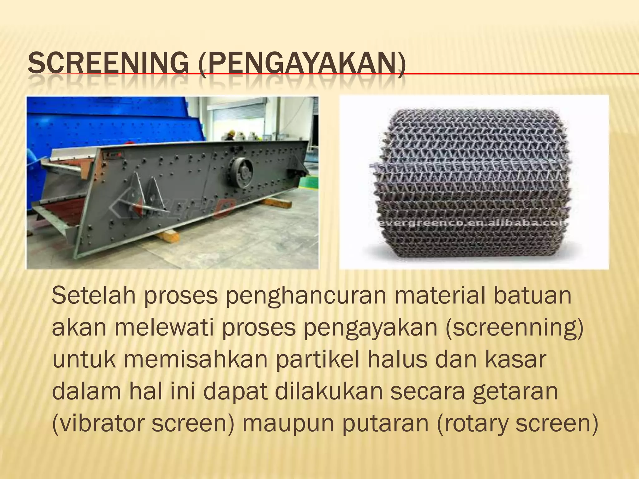 Mesin pengolahan emas | PPTX