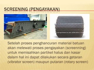 Mesin pengolahan emas | PPTX