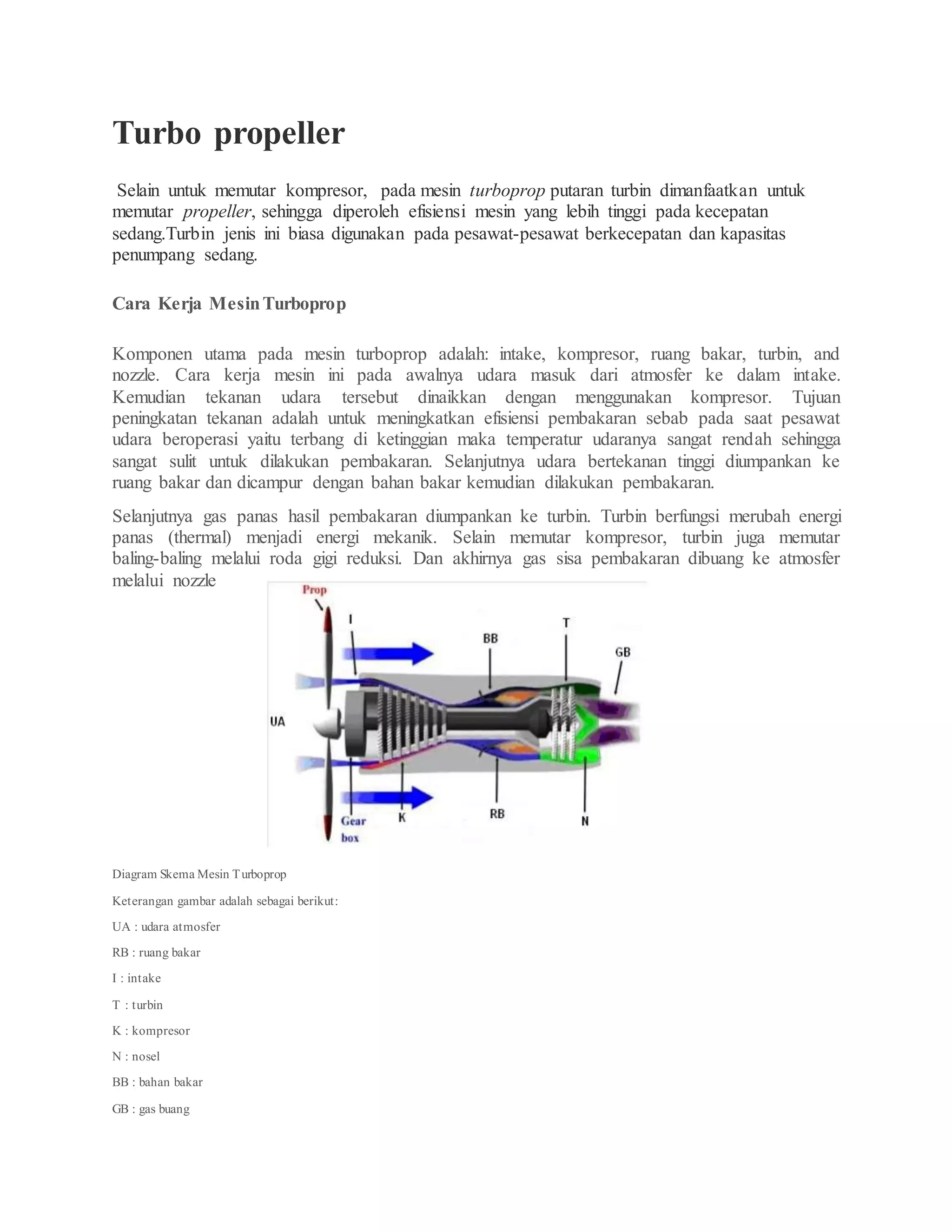Mesin turbo jet | DOCX