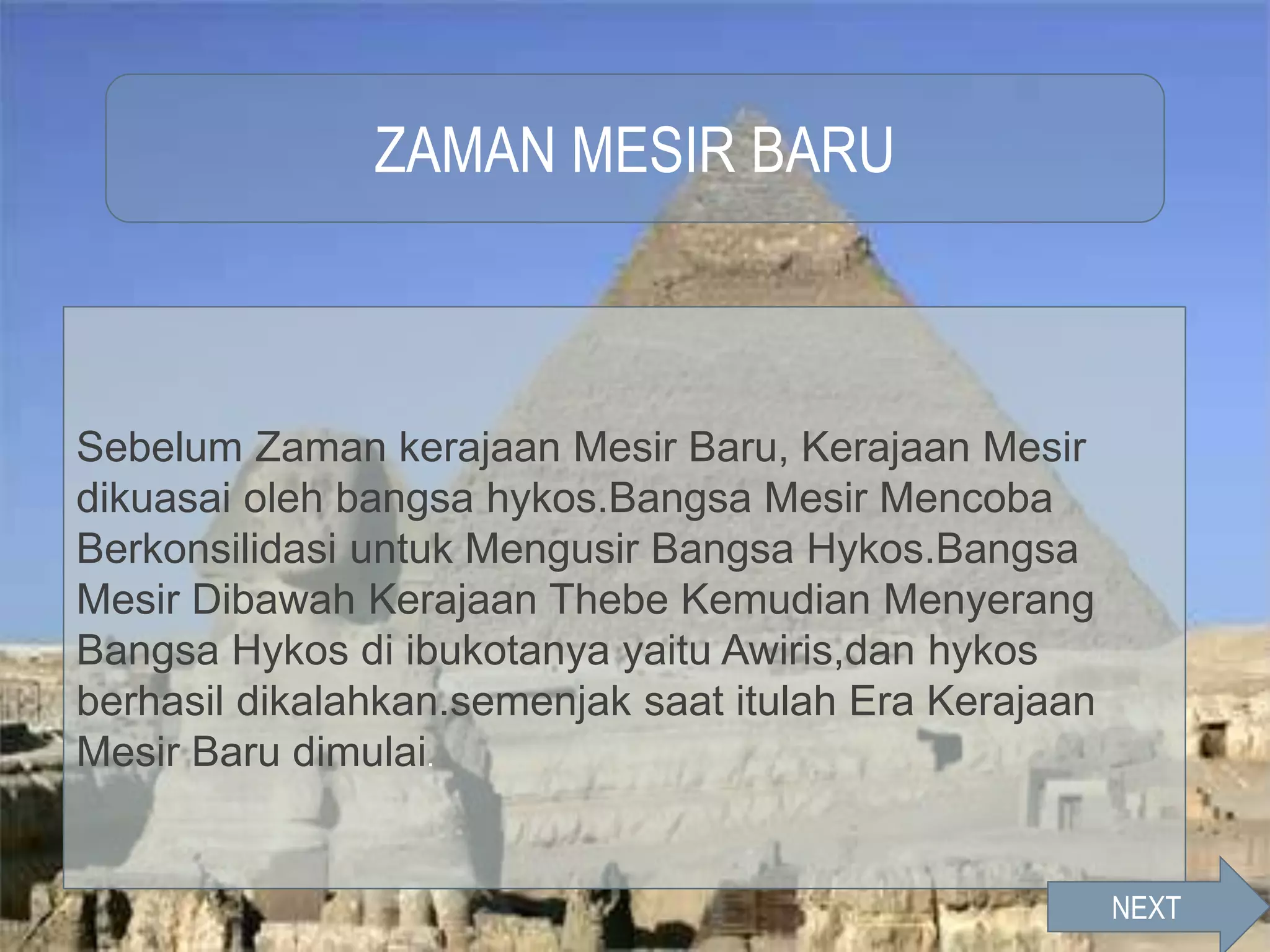 Peradaban Mesir kuno | PPTX